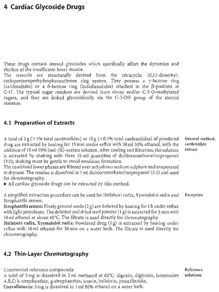 4 - Cardiac Glycoside Drugs | PDF | Chemistry