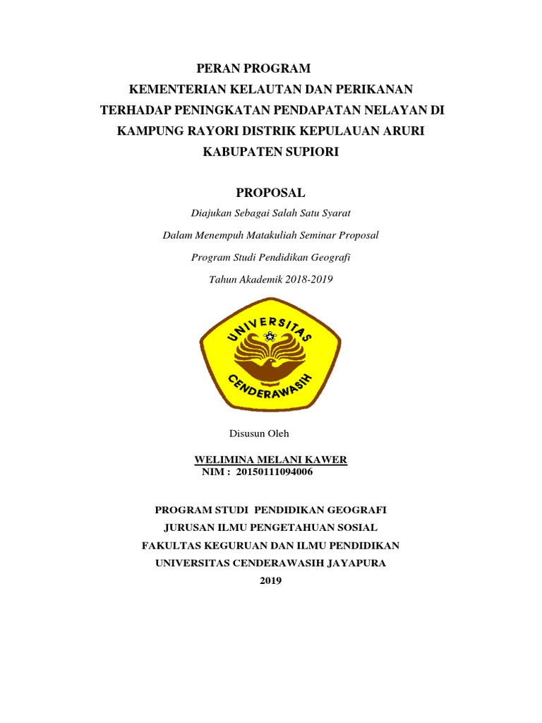 Proposal Jadi Siap Print | PDF