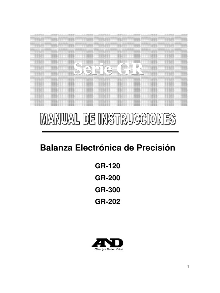 Balanzas and Gr200 | PDF | Calibración | Balanza