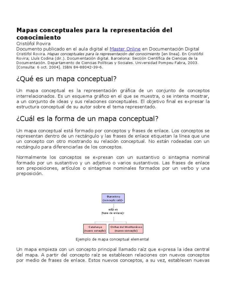Los Mapas Conceptuales | PDF