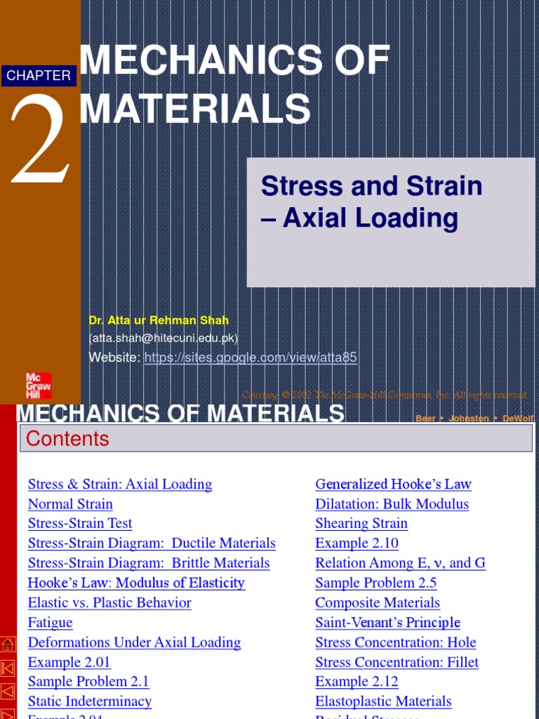 2 Axial Loading | PDF