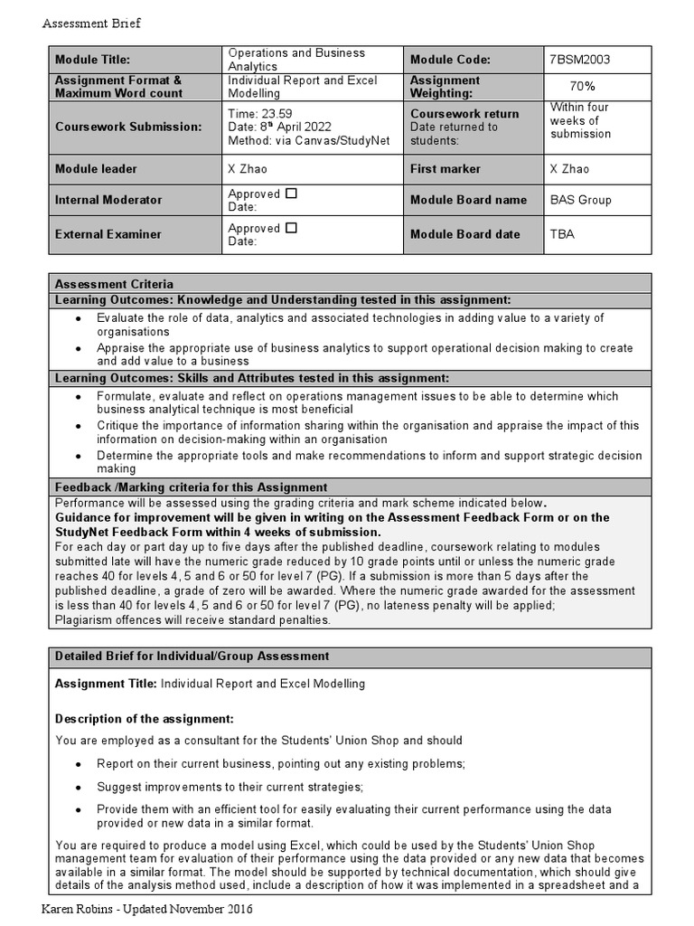 Final Briefing for Oba Ba Report | PDF | Analytics | Educational Assessment