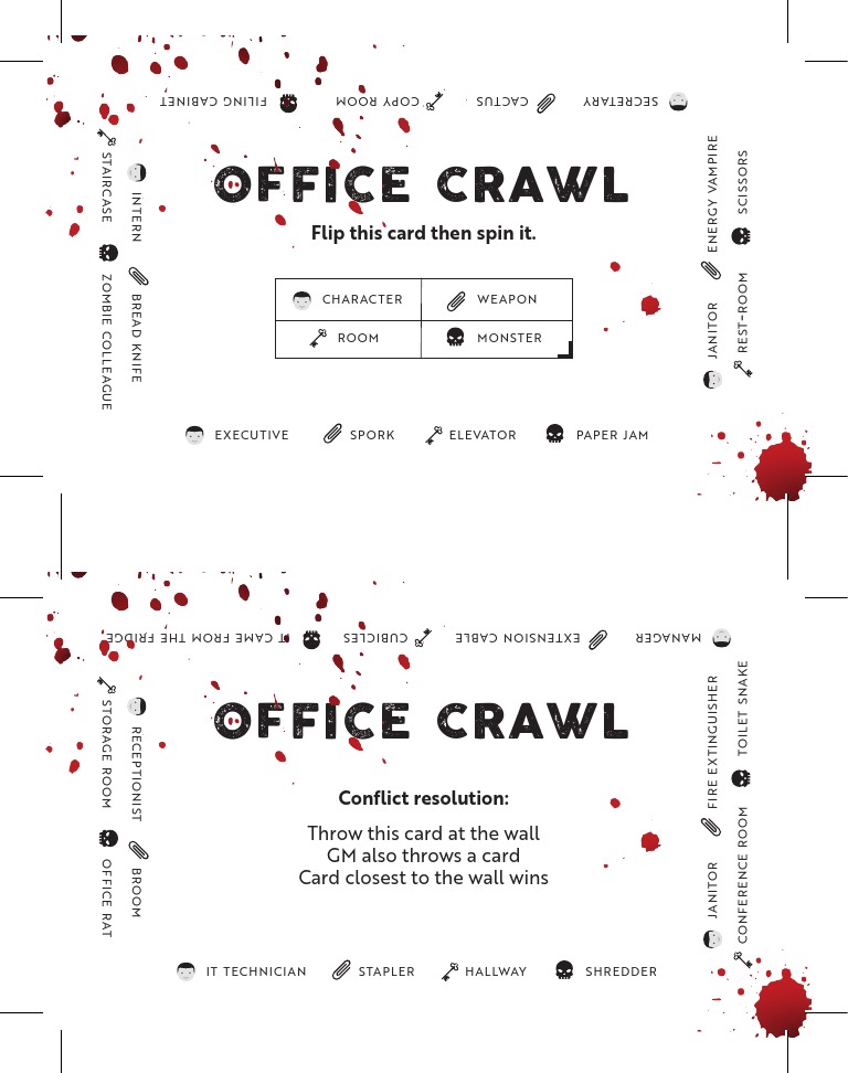 Office Crawl Print | PDF