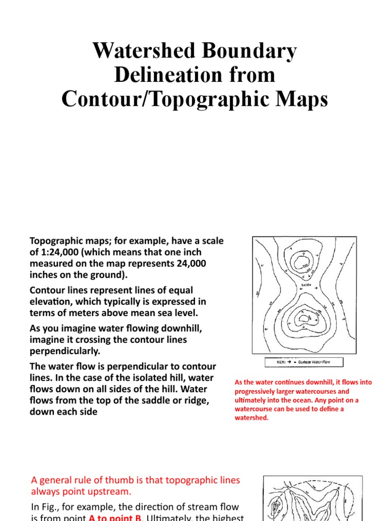 Watershed Boundary Delineation Guide | PDF | Drainage Basin ...
