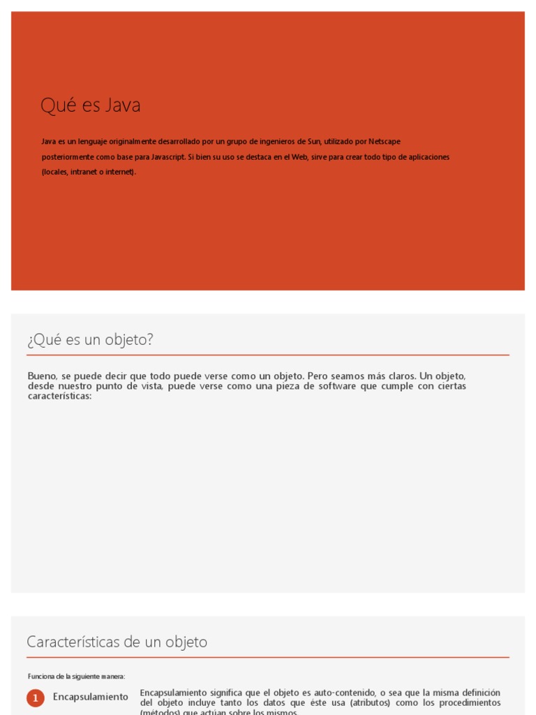 Qué Es Java | PDF | Objeto (informática) | Java (lenguaje de programación)