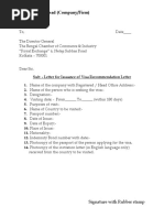 Mandate Sample Letter | PDF