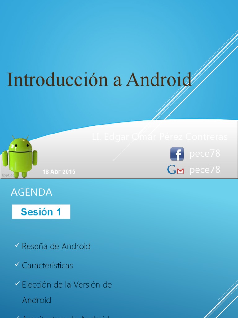 1 Introduccion | PDF | Android (sistema operativo) | Java (lenguaje de programación)