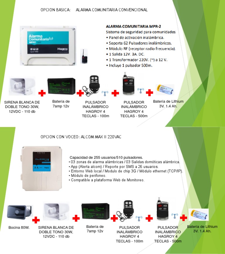 Alarmas Comunitarias | PDF