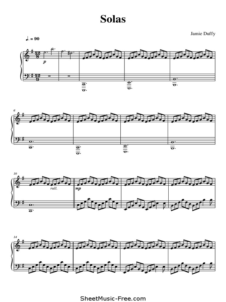Solas Sheet Music Jamie Duffy | PDF