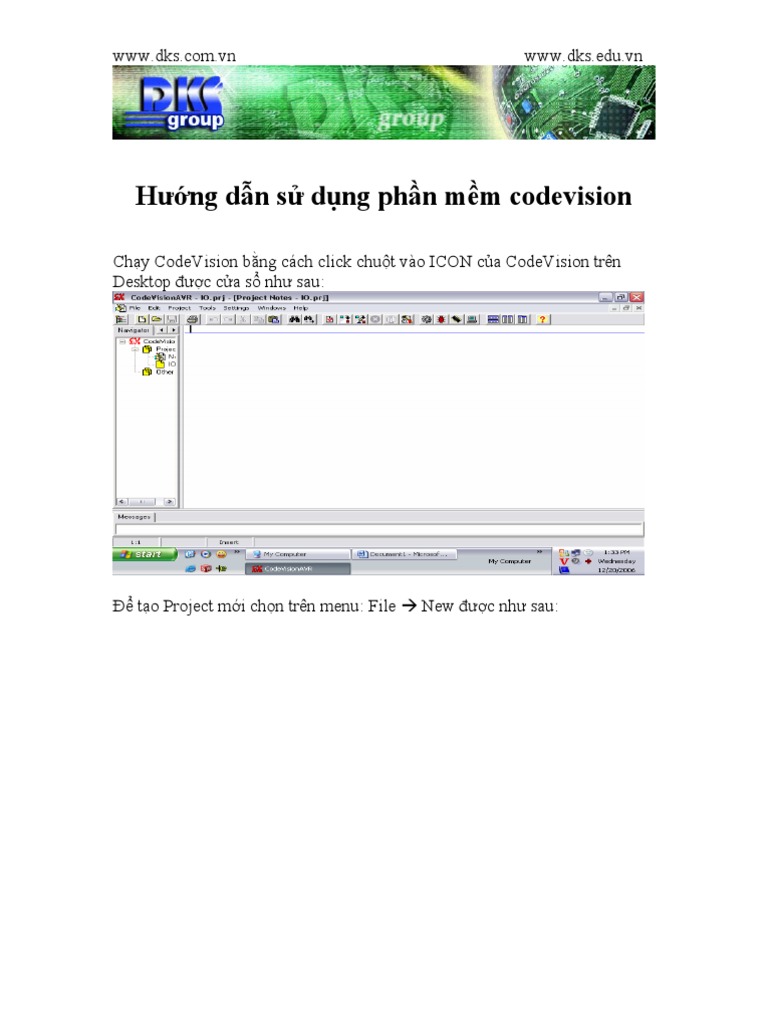 Huong Su Dung Phan Mem Code Vision | PDF
