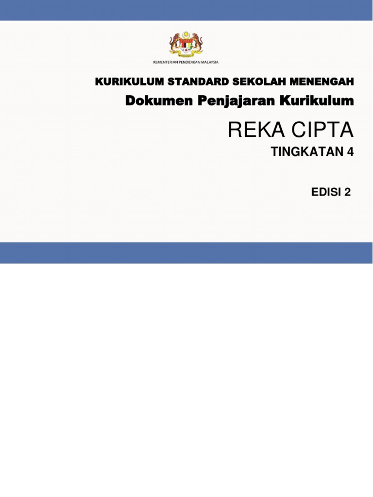 DKP KSSM Reka Cipta Tingkatan 4 - 2.0 | PDF