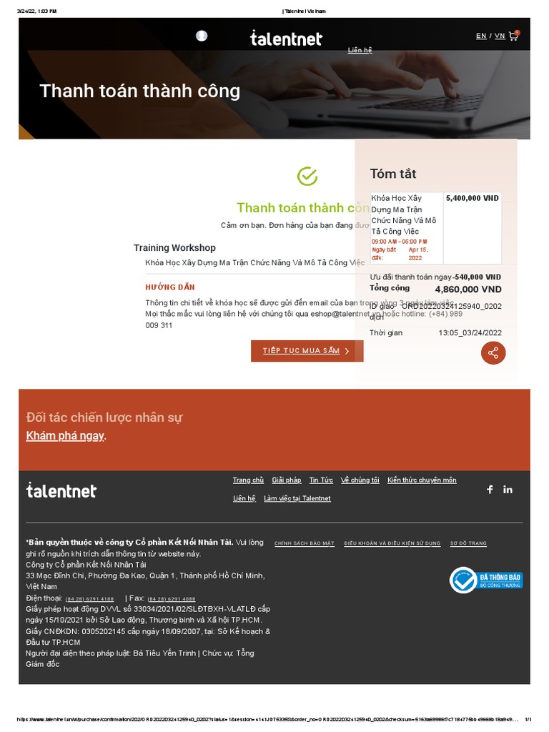 Talentnet Vietnam | PDF