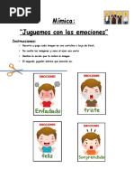 Tarjetas de emociones para imprimir | PDF