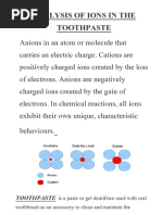 Analysis of Toothpaste - Chemistry Investigatory Project - Class 12 ...