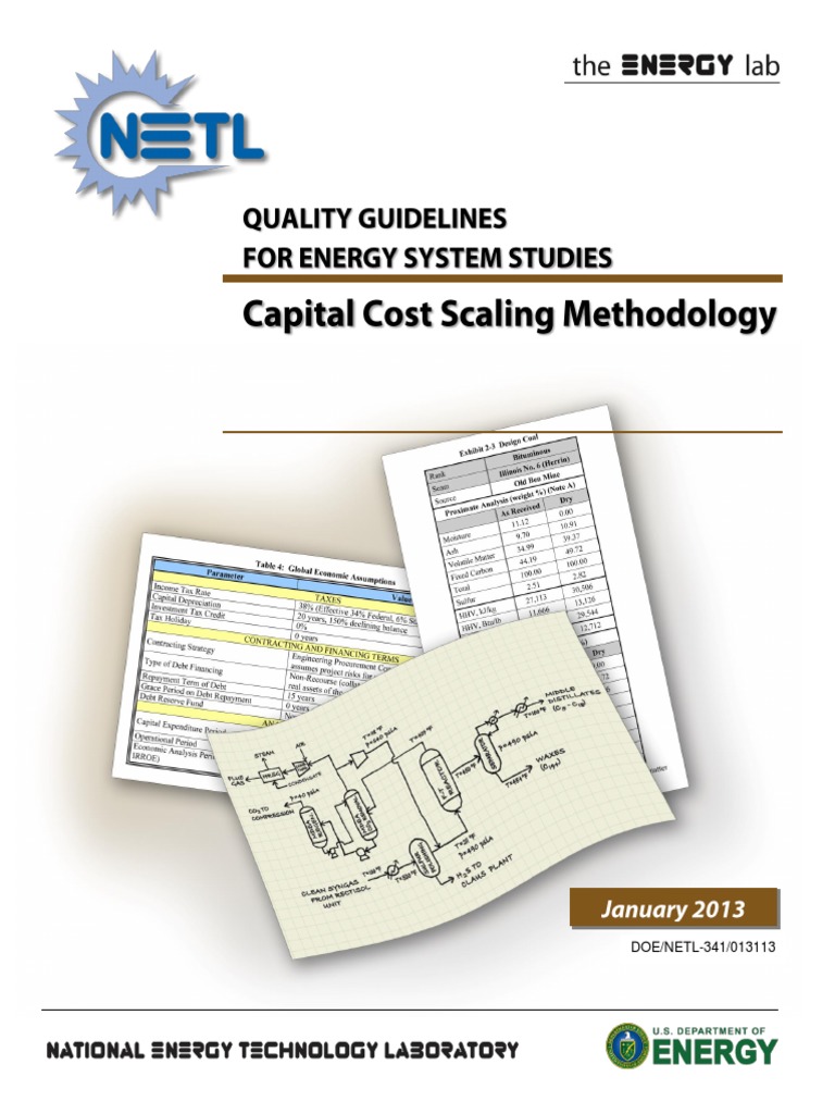 Capital Cost Scaling Methodology | PDF | Coal | Physical Quantities