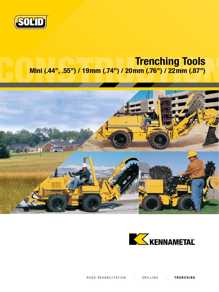 Construction: Trenching Tools | PDF | Fracture | Materials