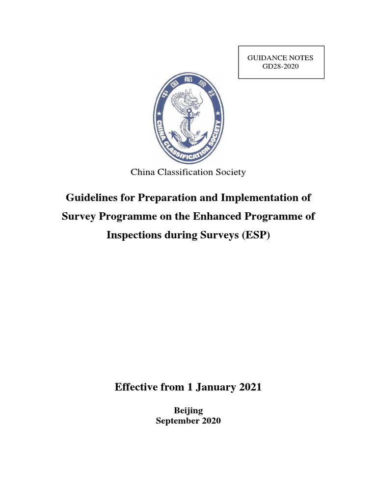 Guidelines For Preparation and Implementation of Survey Programme On ...