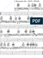 Coco "Remember Me" Guitar Tabs | PDF | Guitars | Guitar Family Instruments