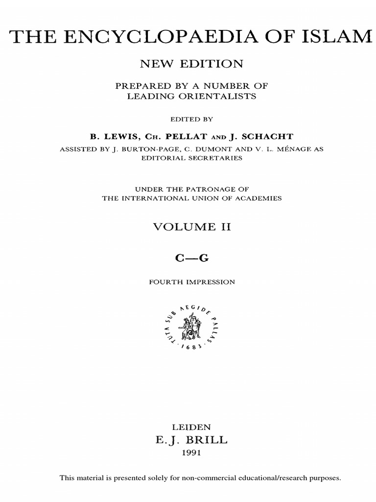 The Encyclopaedia of Islam: New Edition | PDF | Byzantine Empire | Isma ...