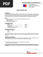 Kaolite 2300 LI: Refractario Liviano | PDF | Metrología | Cantidad