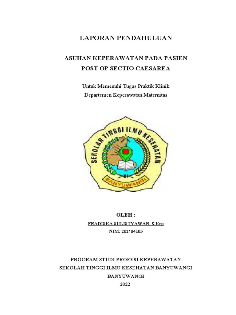 Laporan Pendahuluan SC | PDF