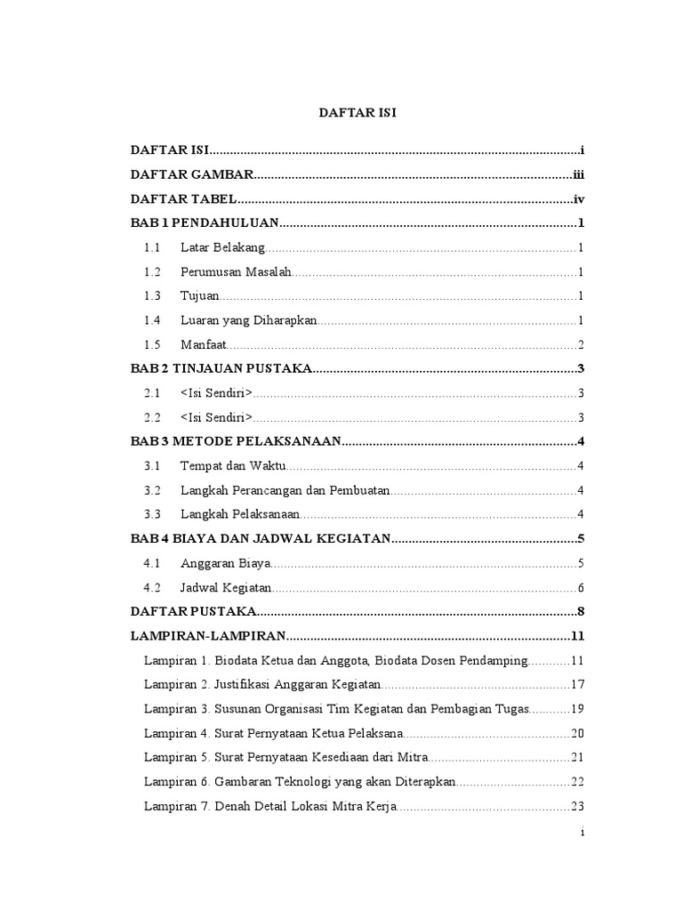 Template PKM-PI | PDF