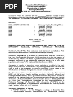 Executive Order Barangay Health Board | PDF | Public Sphere | Government