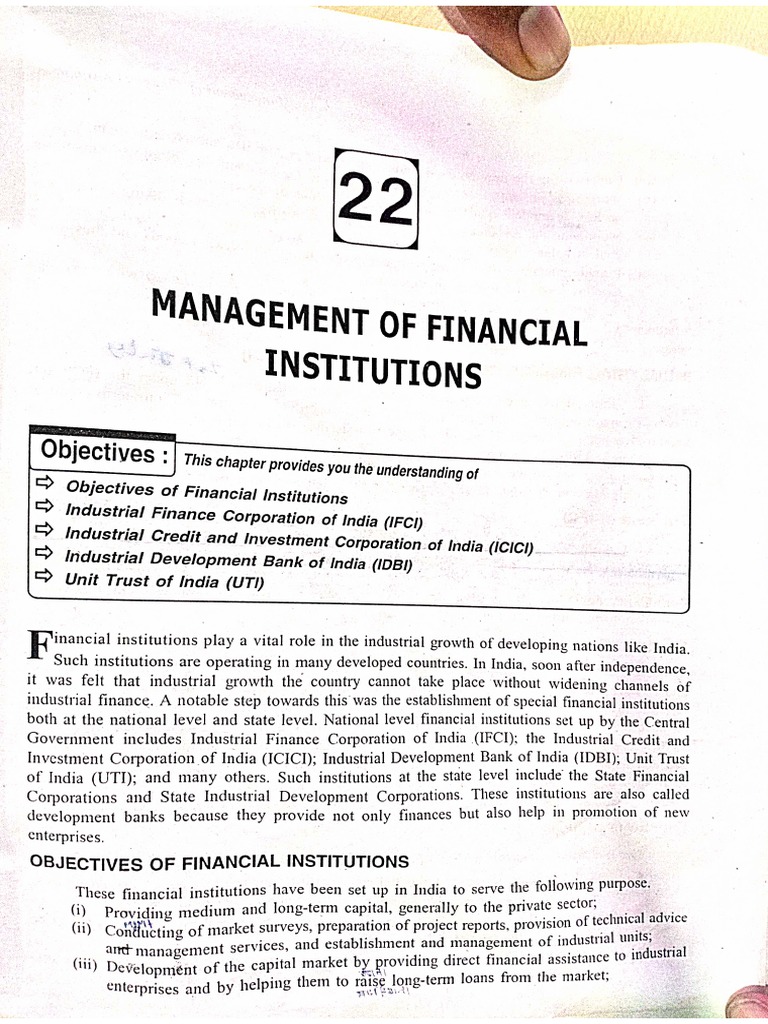 Management of Financial Institutions | PDF