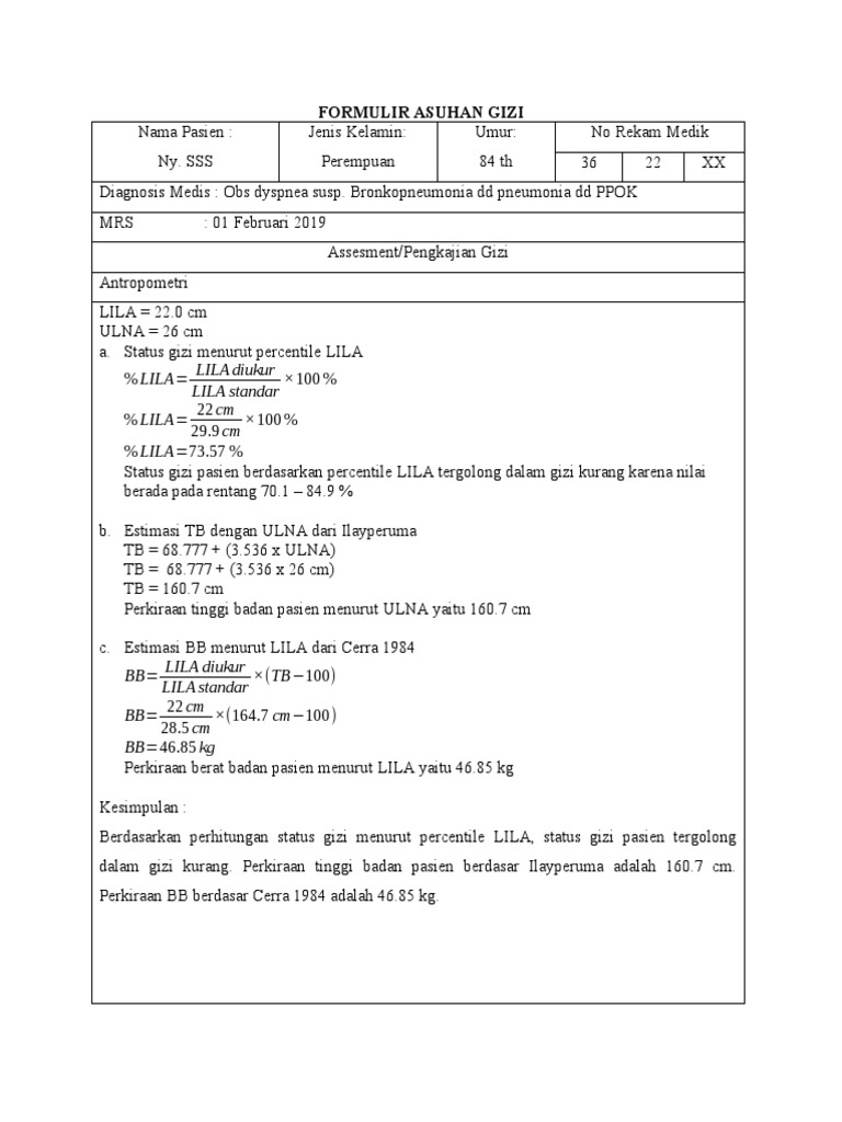 Kasus Harian 1 Sumirah | PDF | Kesehatan Holistik | Sains & Matematika