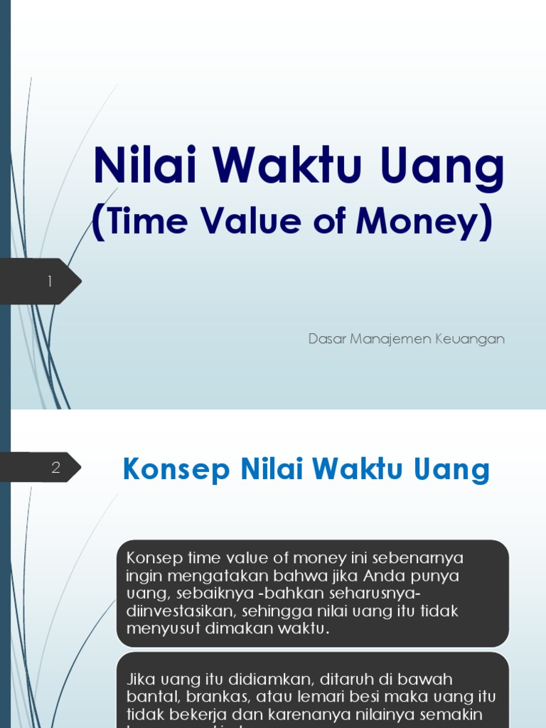 Bab 4 Time Value of Money (Coretan) | PDF