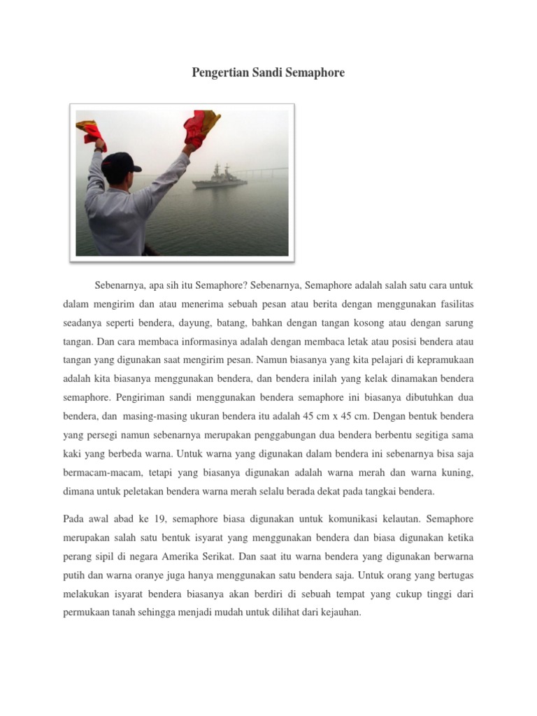 Sandi Semaphore | PDF