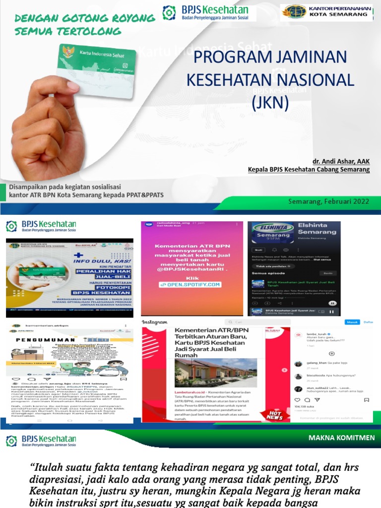 Sosialisasi Atr BPN | PDF