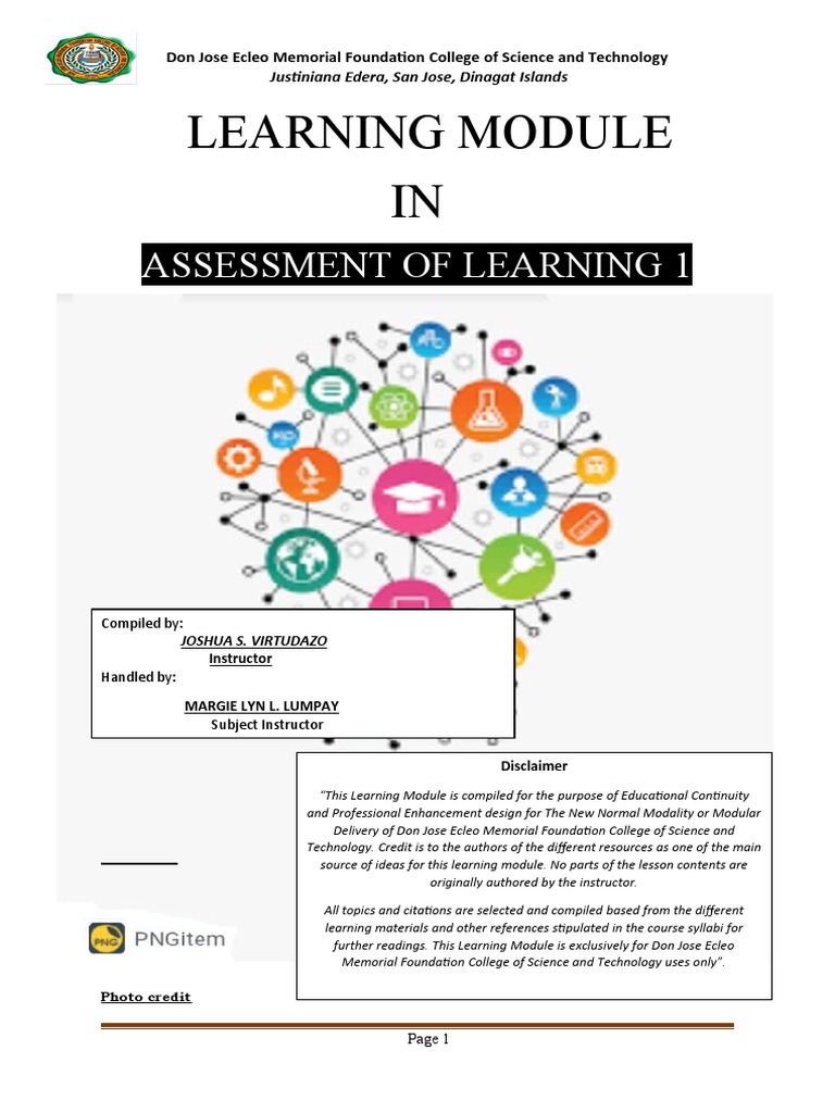 Outcomes-Based Education Module | PDF | Educational Assessment | Rubric ...
