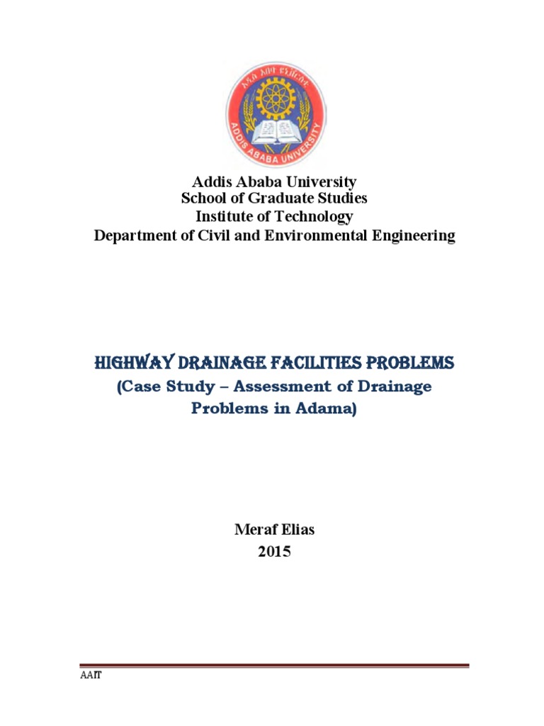 Meraf Elias | PDF | Stormwater | Surface Runoff