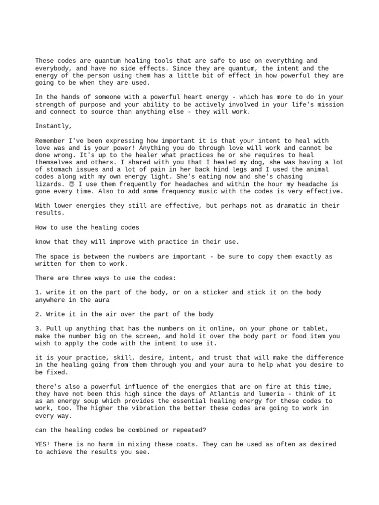 The Quantum Healing Codes: A Guide to Using Energy Medicine for Healing ...