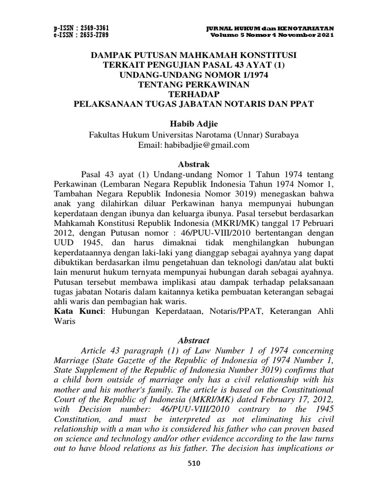 Habib Adjie | PDF | Politik | Ilmu Sosial