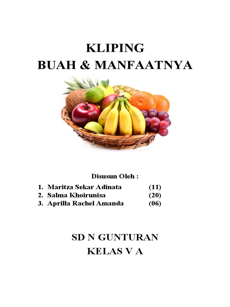 Kliping Buah & Manfaatnya | PDF