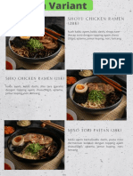 Roka Ramen Menu | PDF