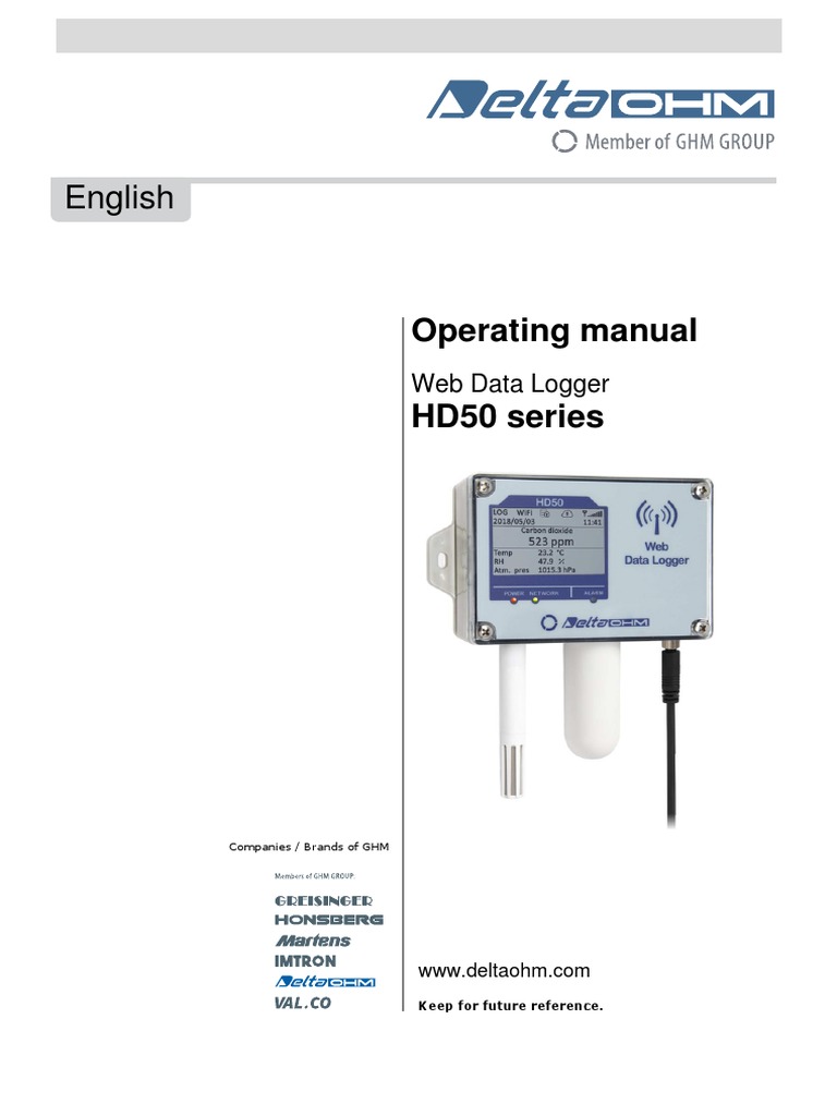 English: Operating Manual HD50 Series | PDF | Port (Computer Networking ...