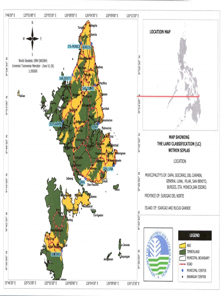 MAP of Siargao | PDF