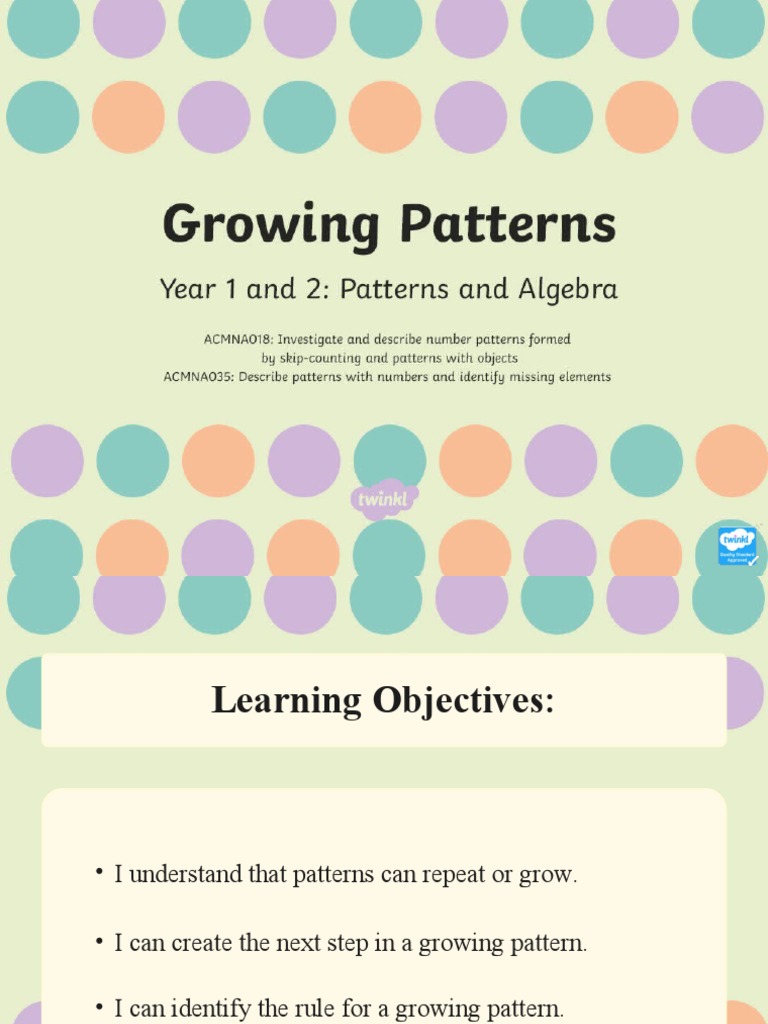 Growing and Shrinking Patterns | PDF