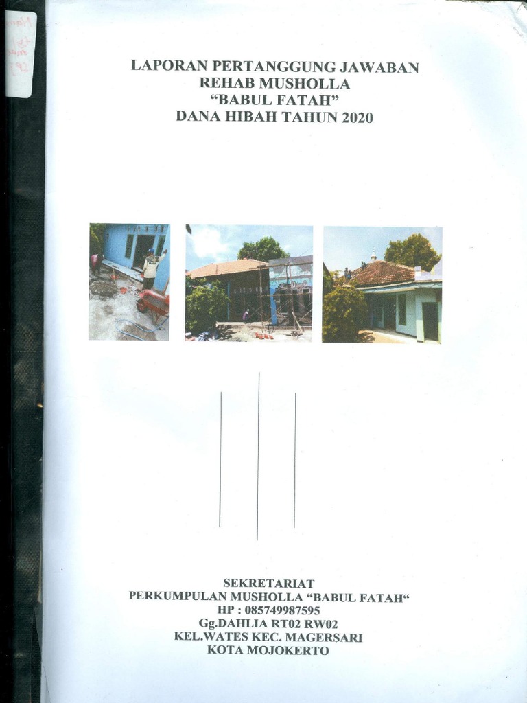 Contoh Laporan SPJ Hibah | PDF