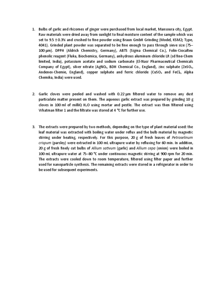 Extract de Usturoi | PDF