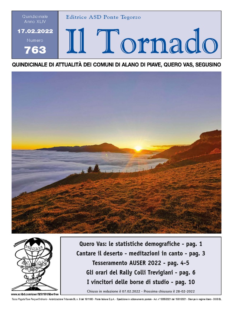 Il Tornado 763 | PDF