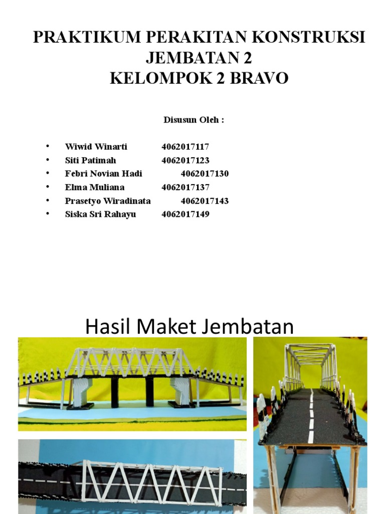Praktik Perakitan Jembatan Bravo | PDF