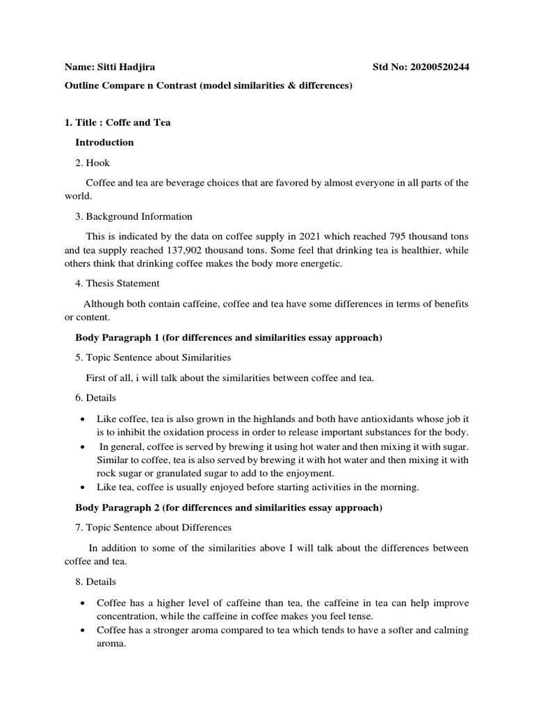 Full Essay | PDF | Coffee | Tea