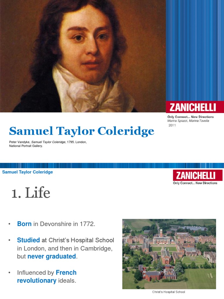 COLERIDGE PowerPoint | PDF | Samuel Taylor Coleridge | Poetry
