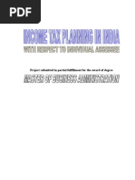Final Project Report On Tax Planning PDF | PDF | Income Tax In India ...
