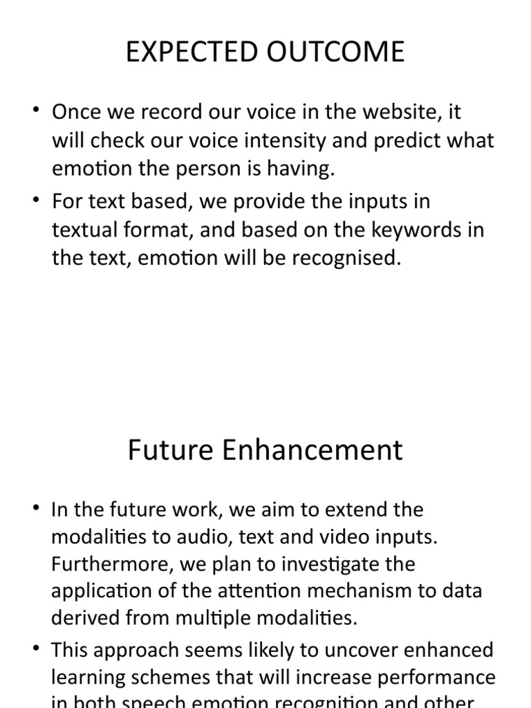 Expected Outcome | PDF | Career & Growth | Computers