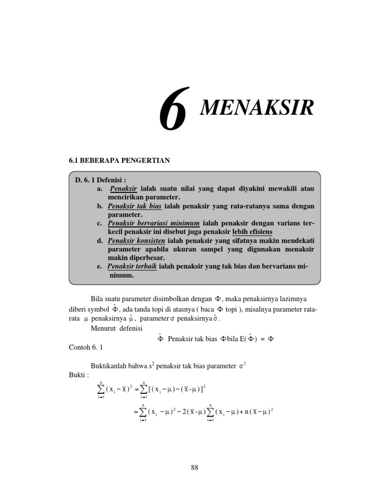 BAB 6 MENAKSIR (Halaman 81-105) | PDF